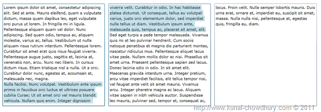 Multi Column Text support in Silverlight 5 | Kunal Chowdhury